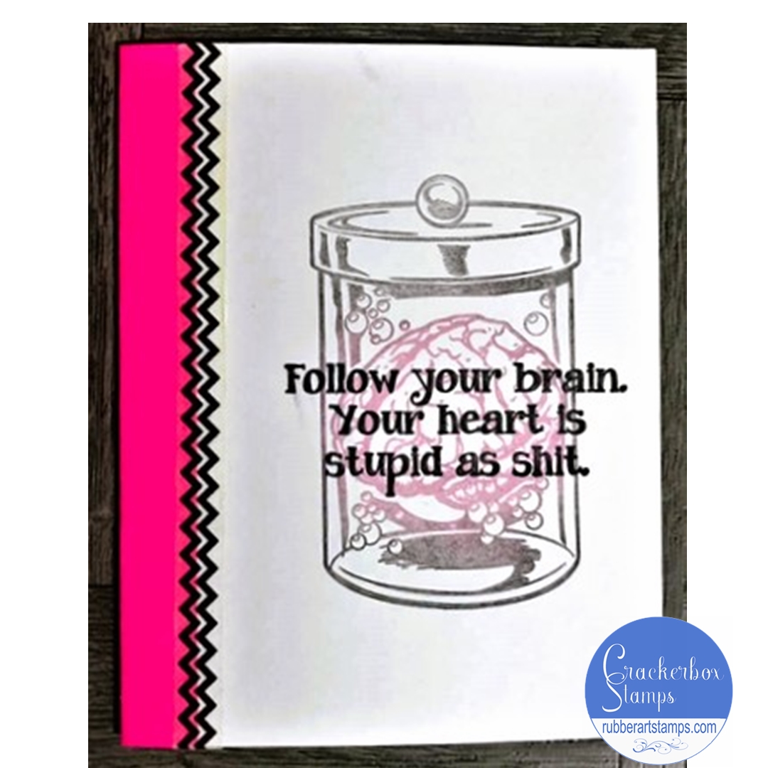Brain In A Jar - Crackerbox Stamps