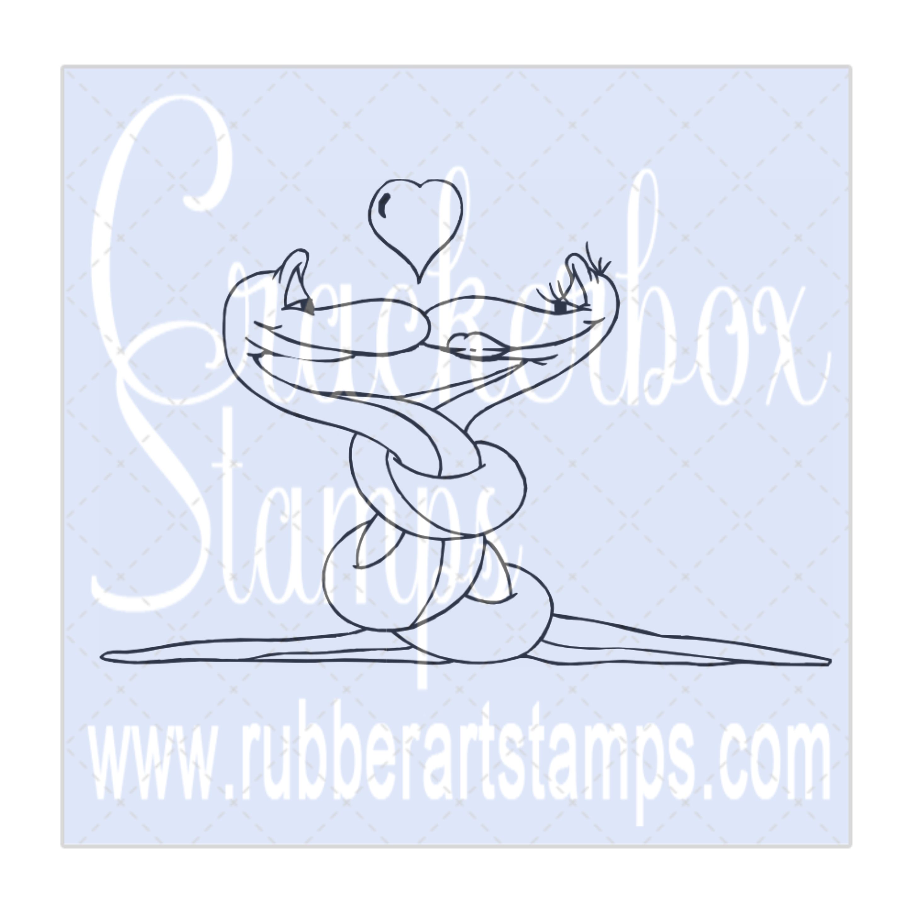 Snake Hug - Crackerbox Stamps