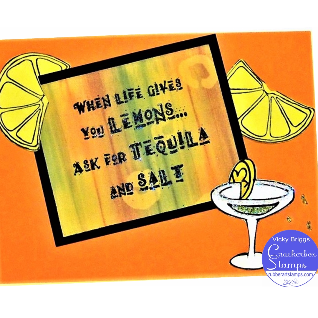 Cocktail Glass - Crackerbox Stamps