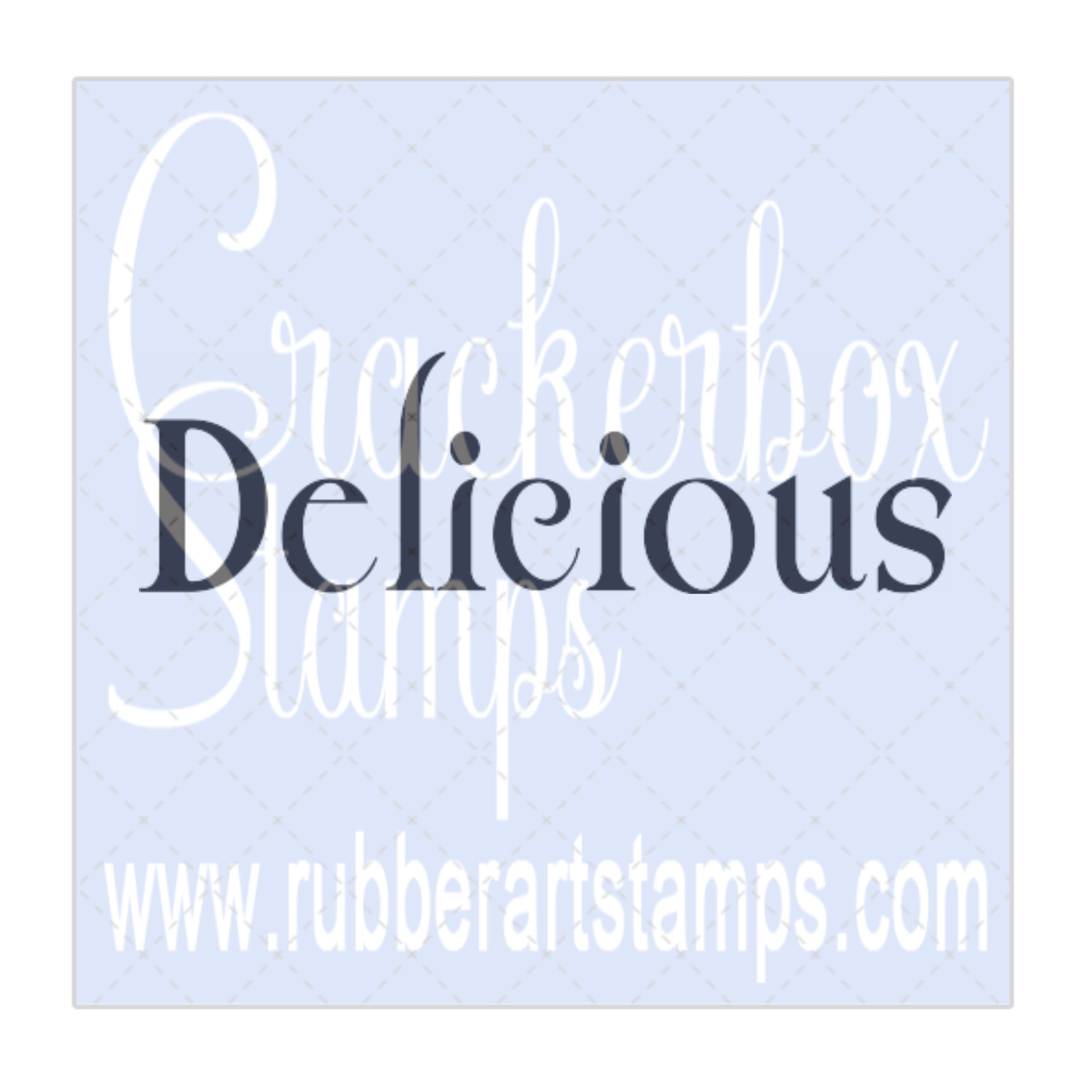 Delicious Word - Crackerbox Stamps