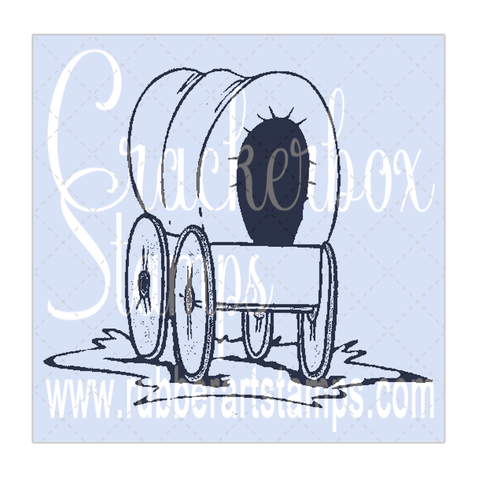Covered Wagon - Crackerbox Stamps