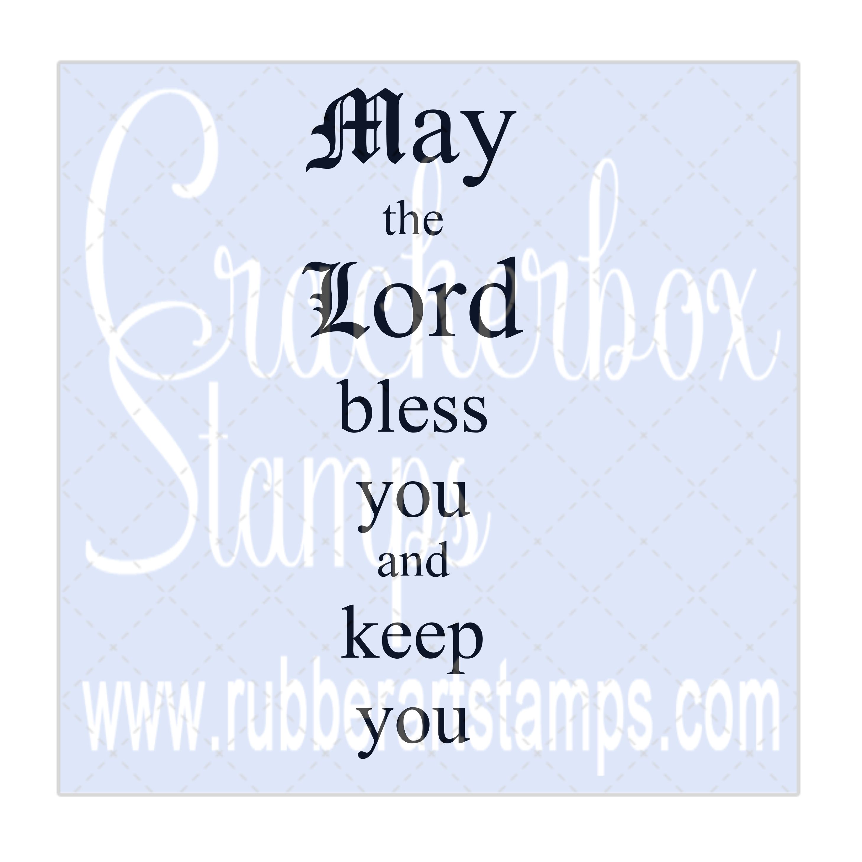 Bless You - Crackerbox Stamps