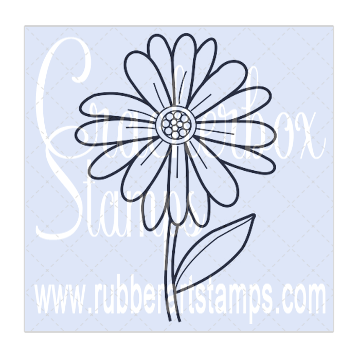 Daisy sm. - Crackerbox Stamps