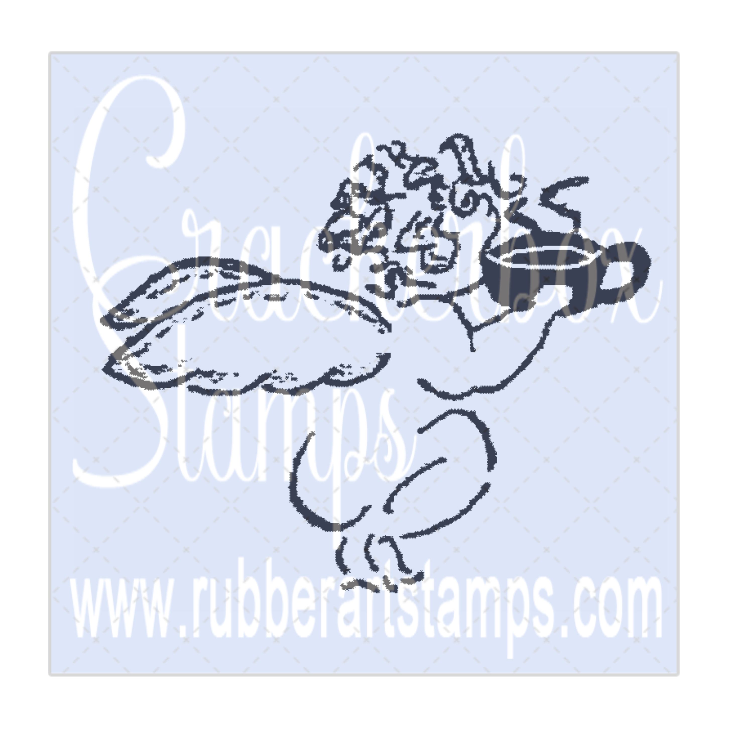 Coffee Angel - Crackerbox Stamps