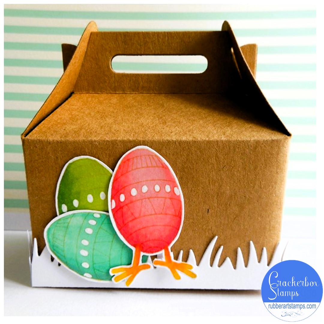Easter Basket Box - Crackerbox Stamps