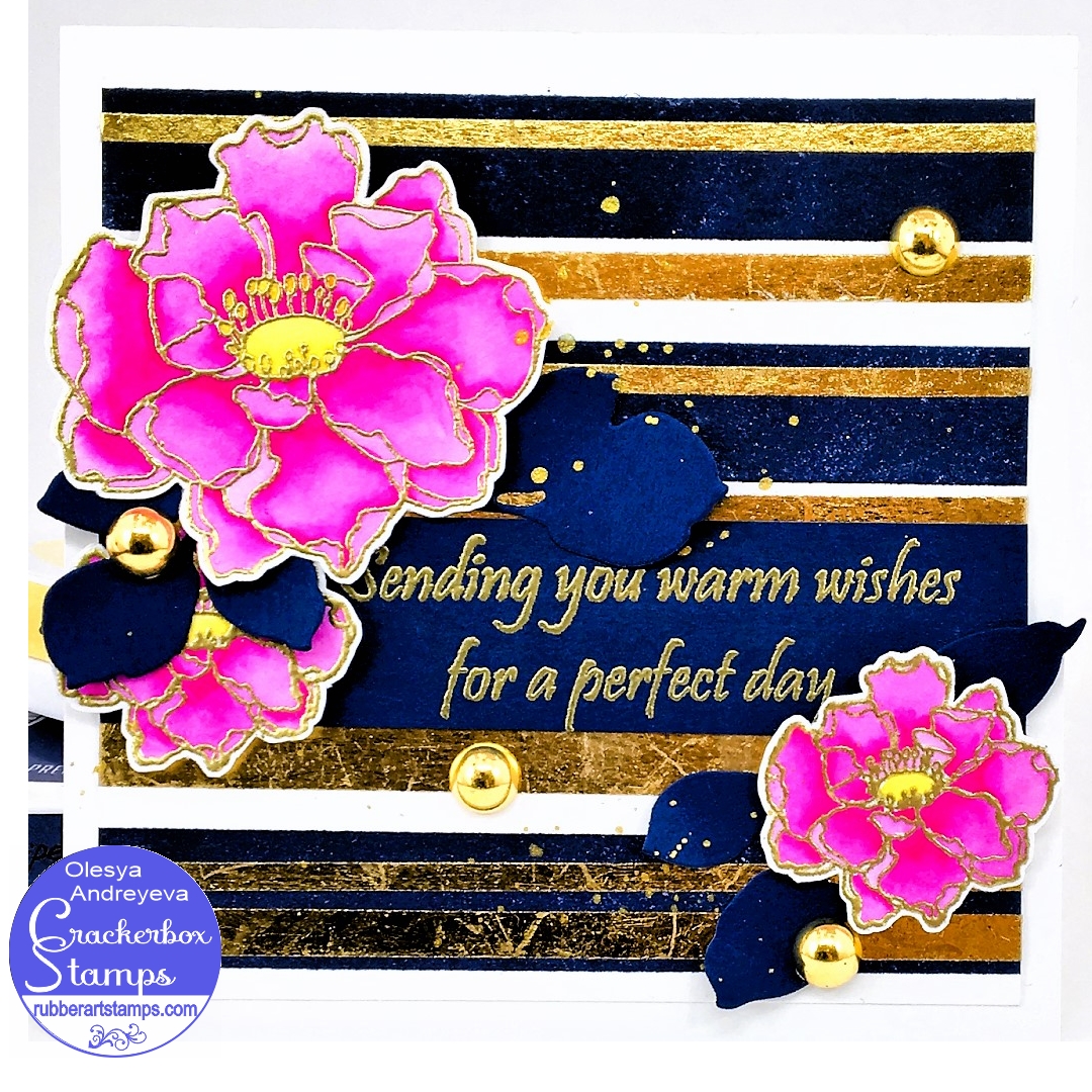 Sending Warm Wishes - Crackerbox Stamps