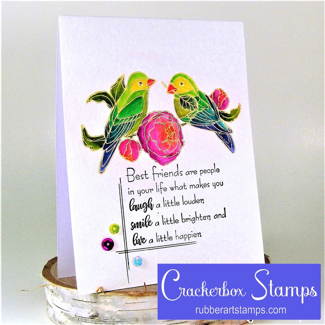 Best Friends Birds - Crackerbox Stamps
