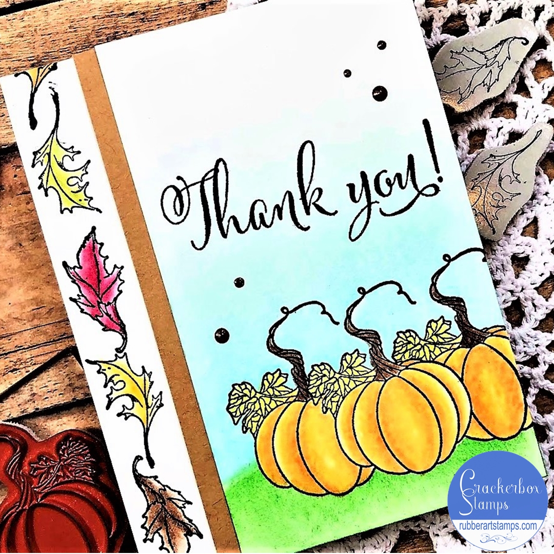 Fall Thank You - Crackerbox Stamps