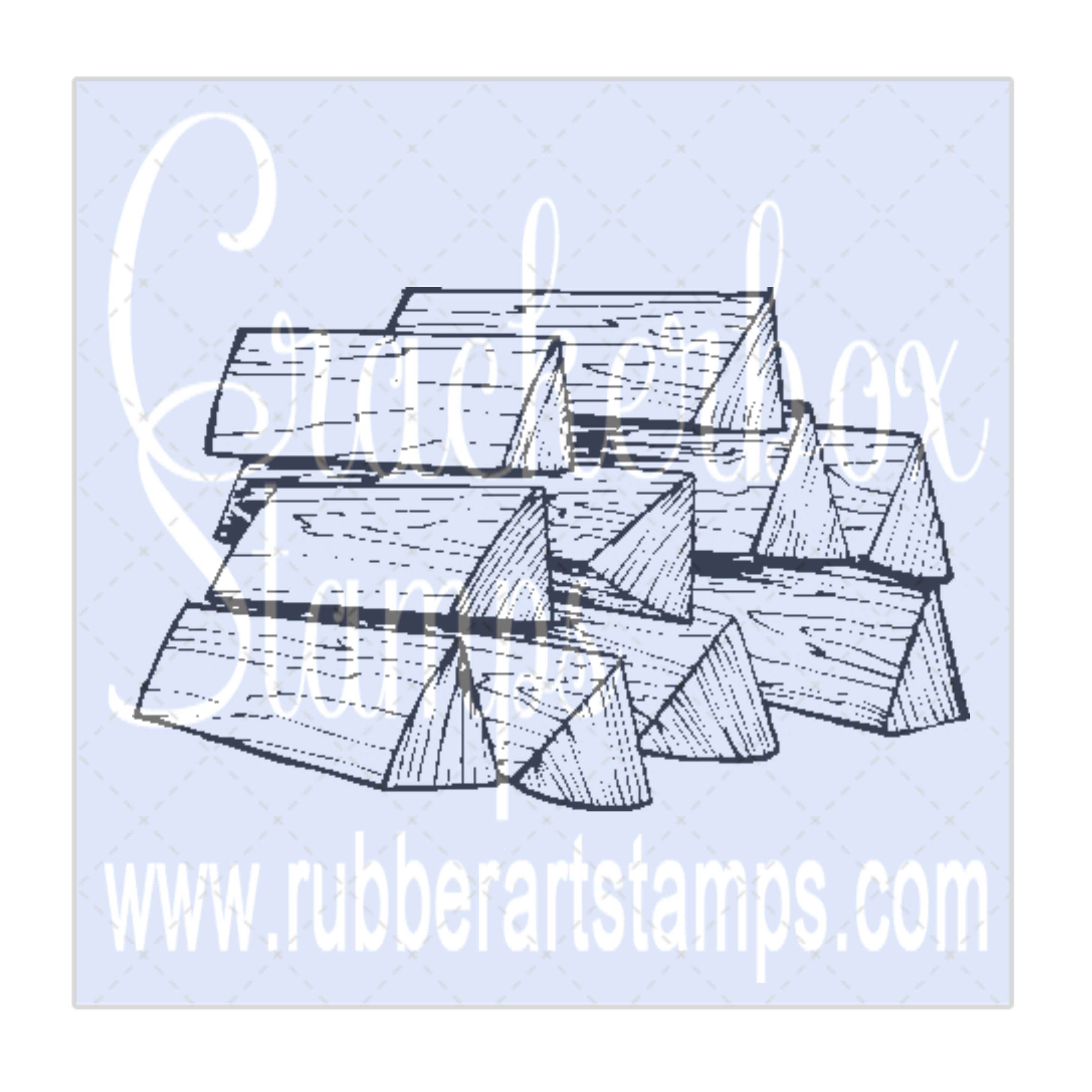 Wood Pile - Crackerbox Stamps