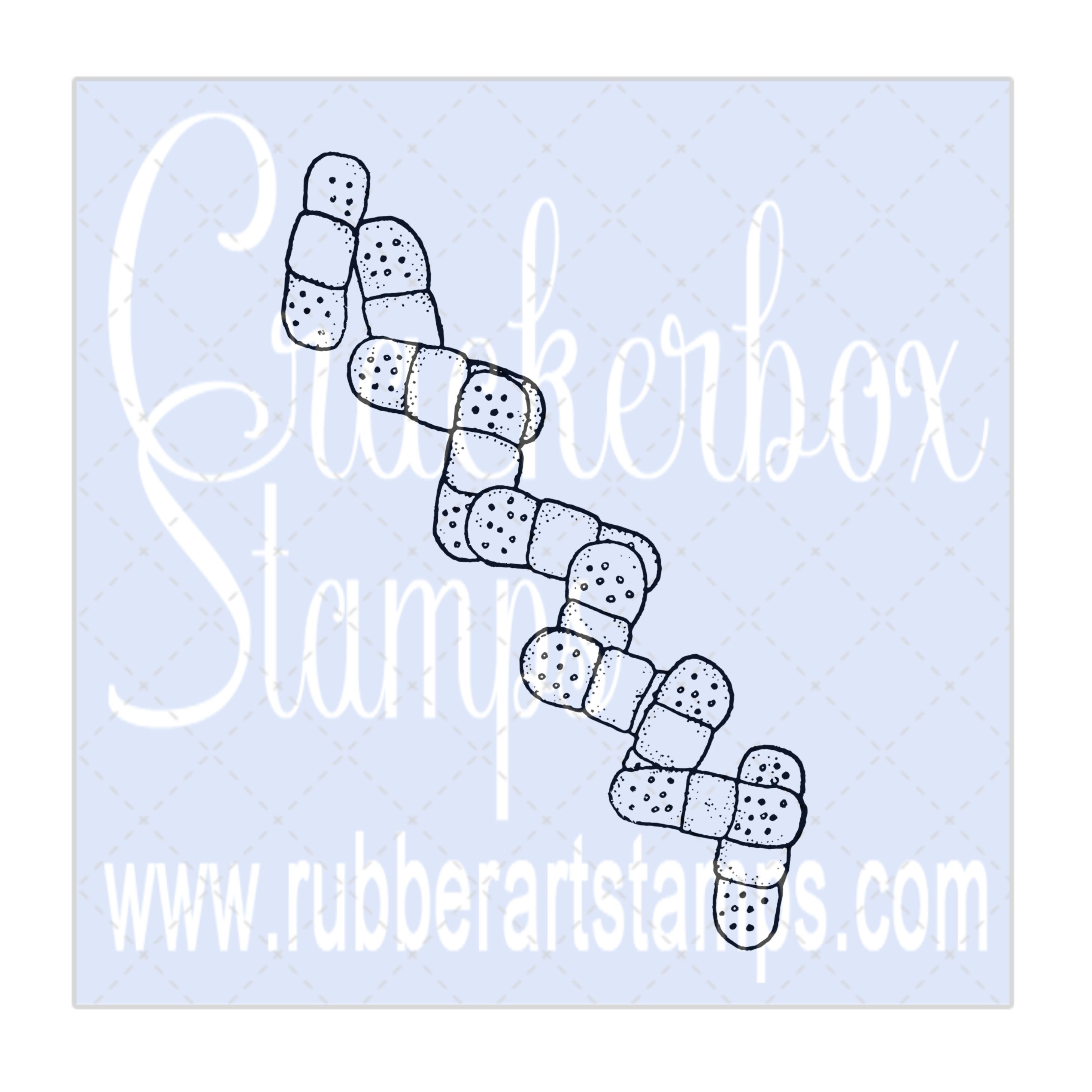 Band-aid Border - Crackerbox Stamps