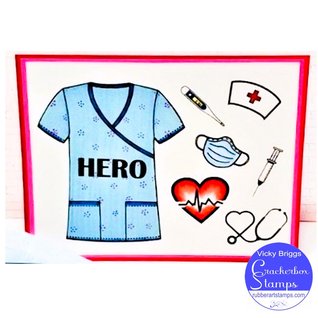 Hero Nurse - Crackerbox Stamps
