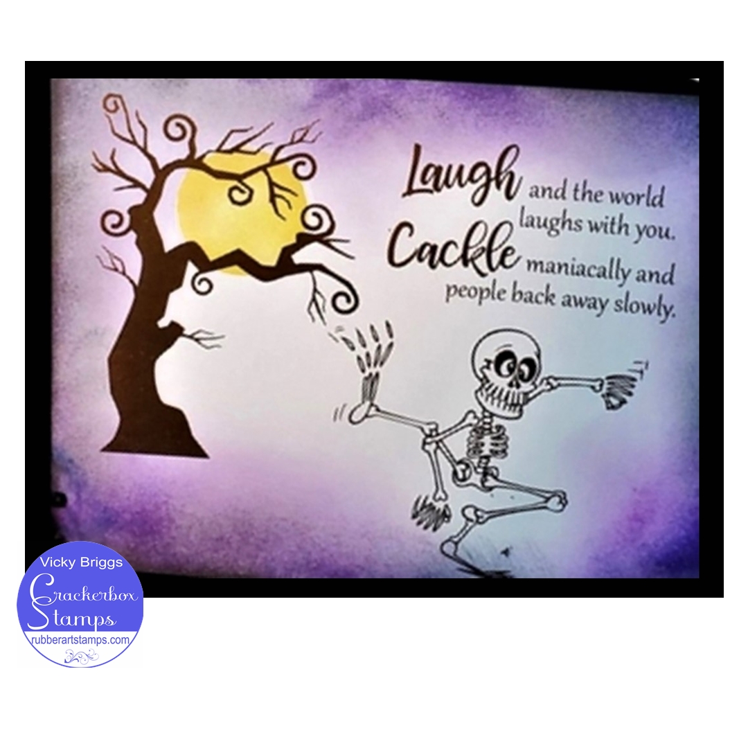Laugh, Cackle and Dance - Crackerbox Stamps