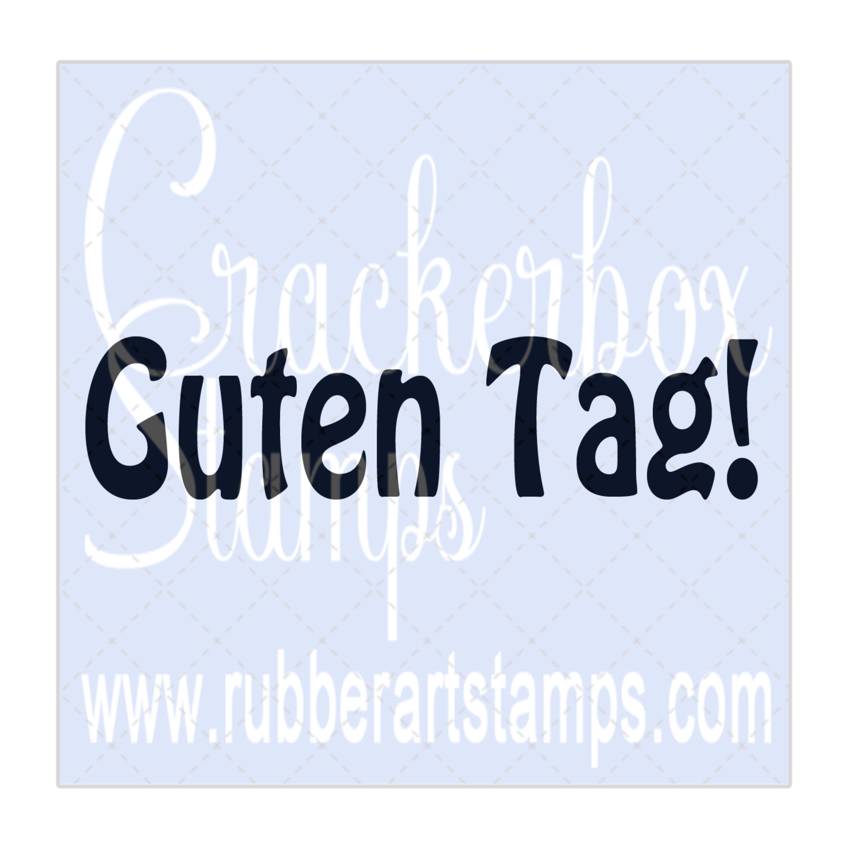 Guten Tag - Crackerbox Stamps