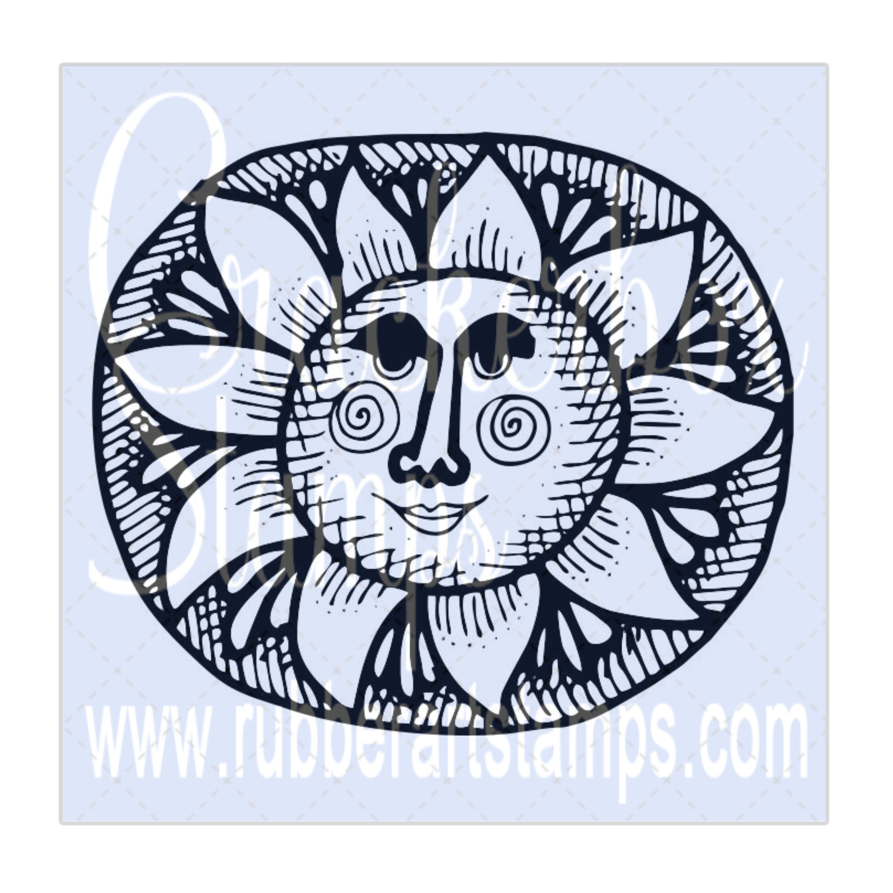 Sun Drawing - Crackerbox Stamps