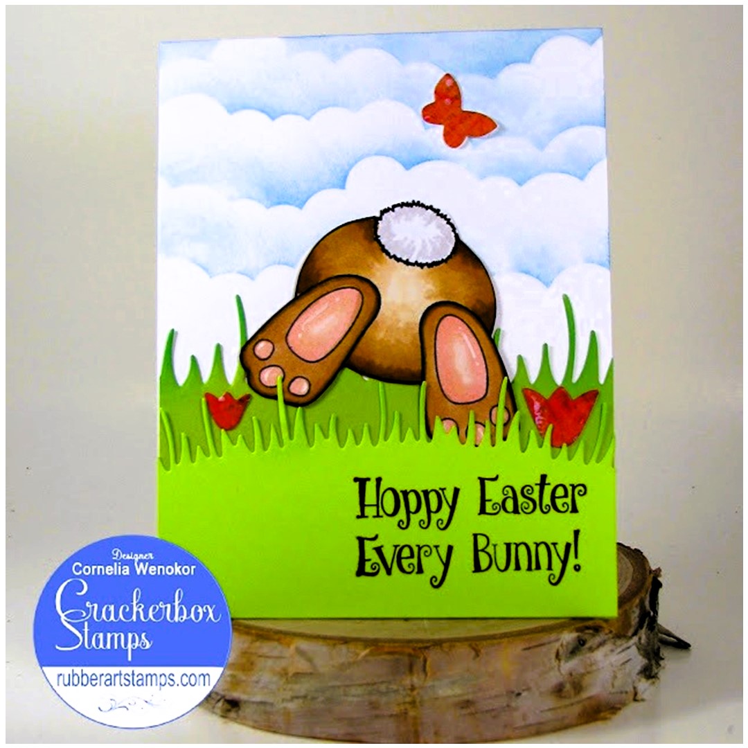 Hoppy Easter Bunny - Crackerbox Stamps