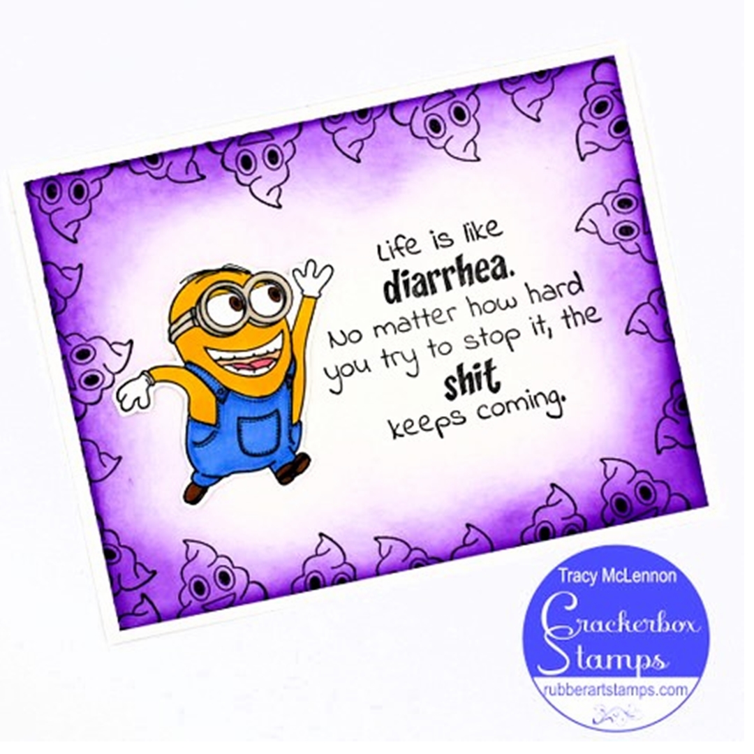 Hashtag Poop Emoji - Crackerbox Stamps