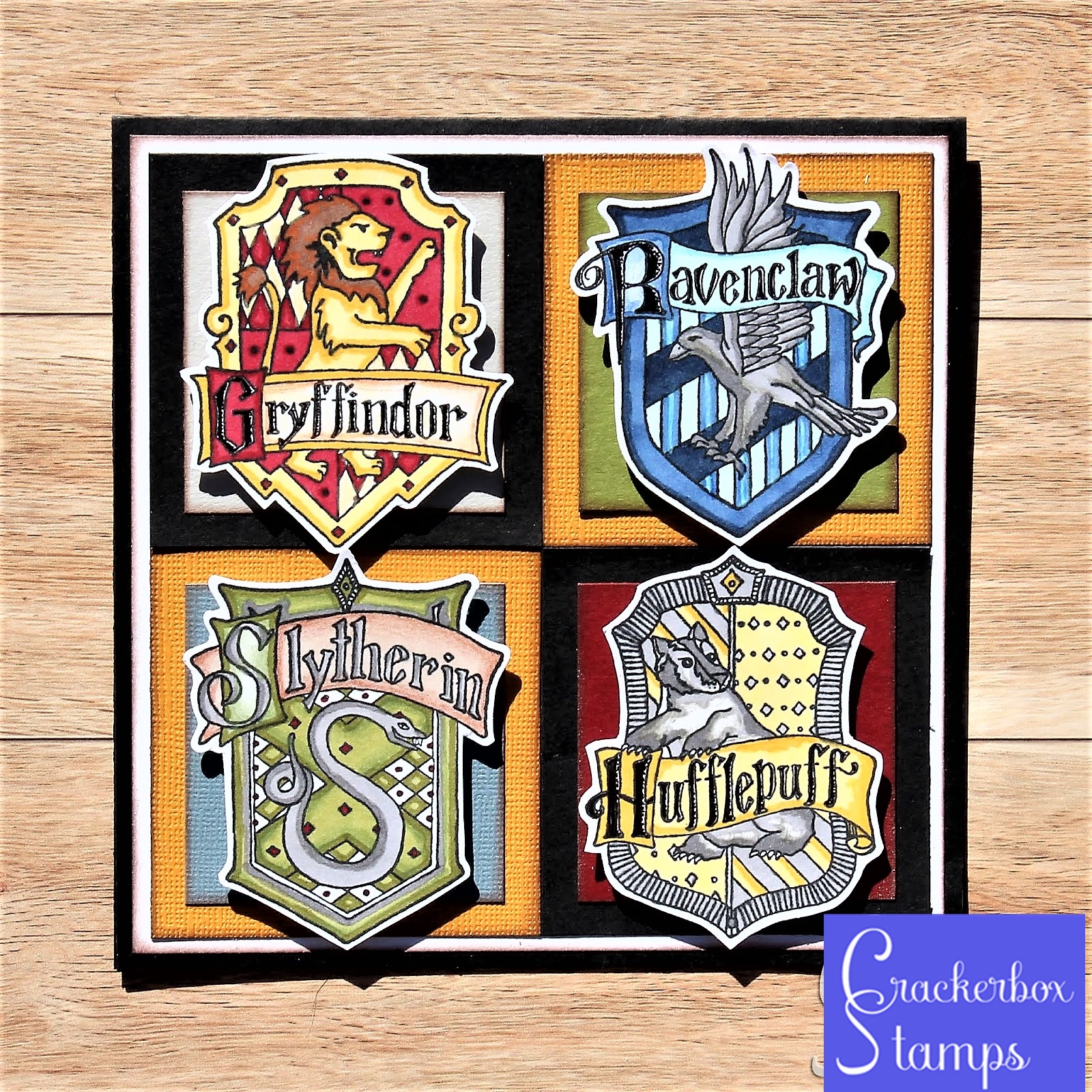 Crest of Ravenclaw Variations - Crackerbox Stamps
