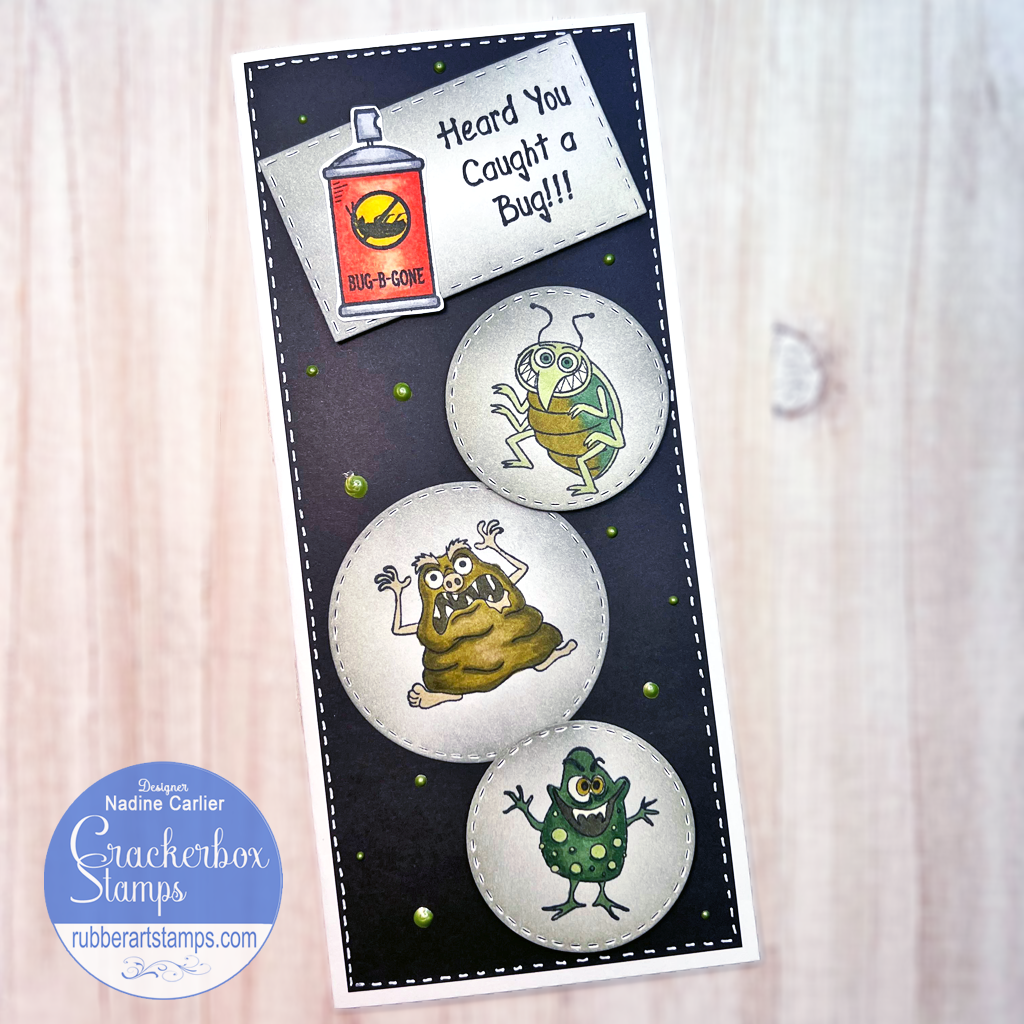 Bug Smiling - Crackerbox Stamps