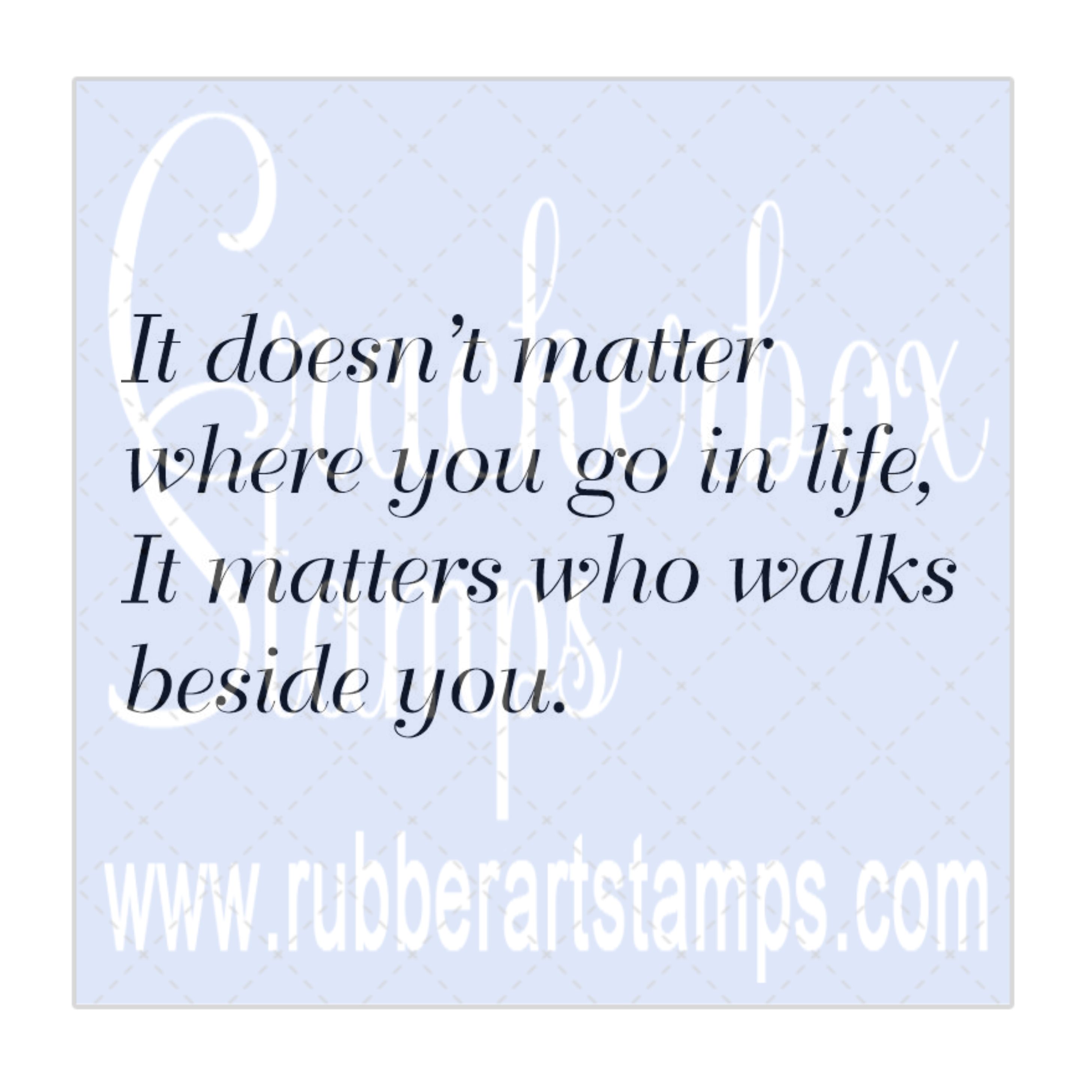 It Doesn't Matter - Crackerbox Stamps