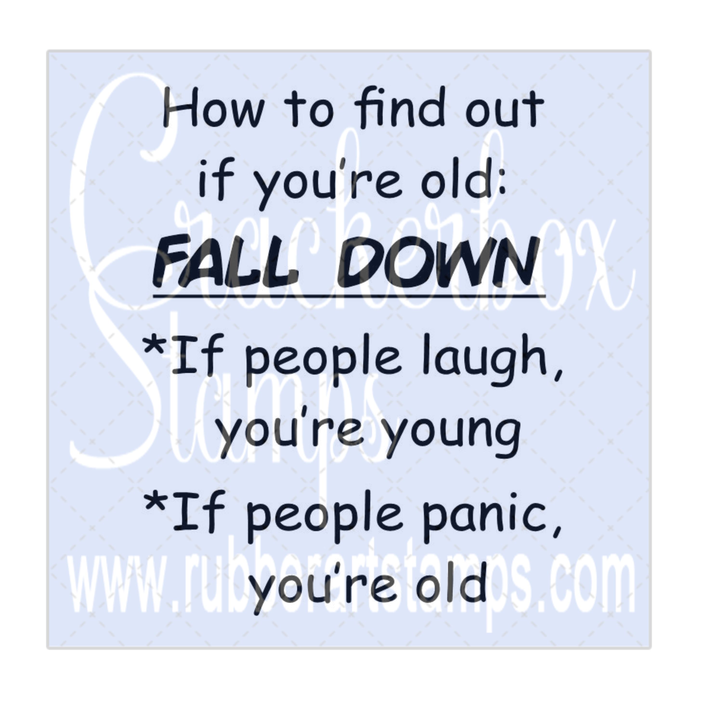 Fall Down - Crackerbox Stamps