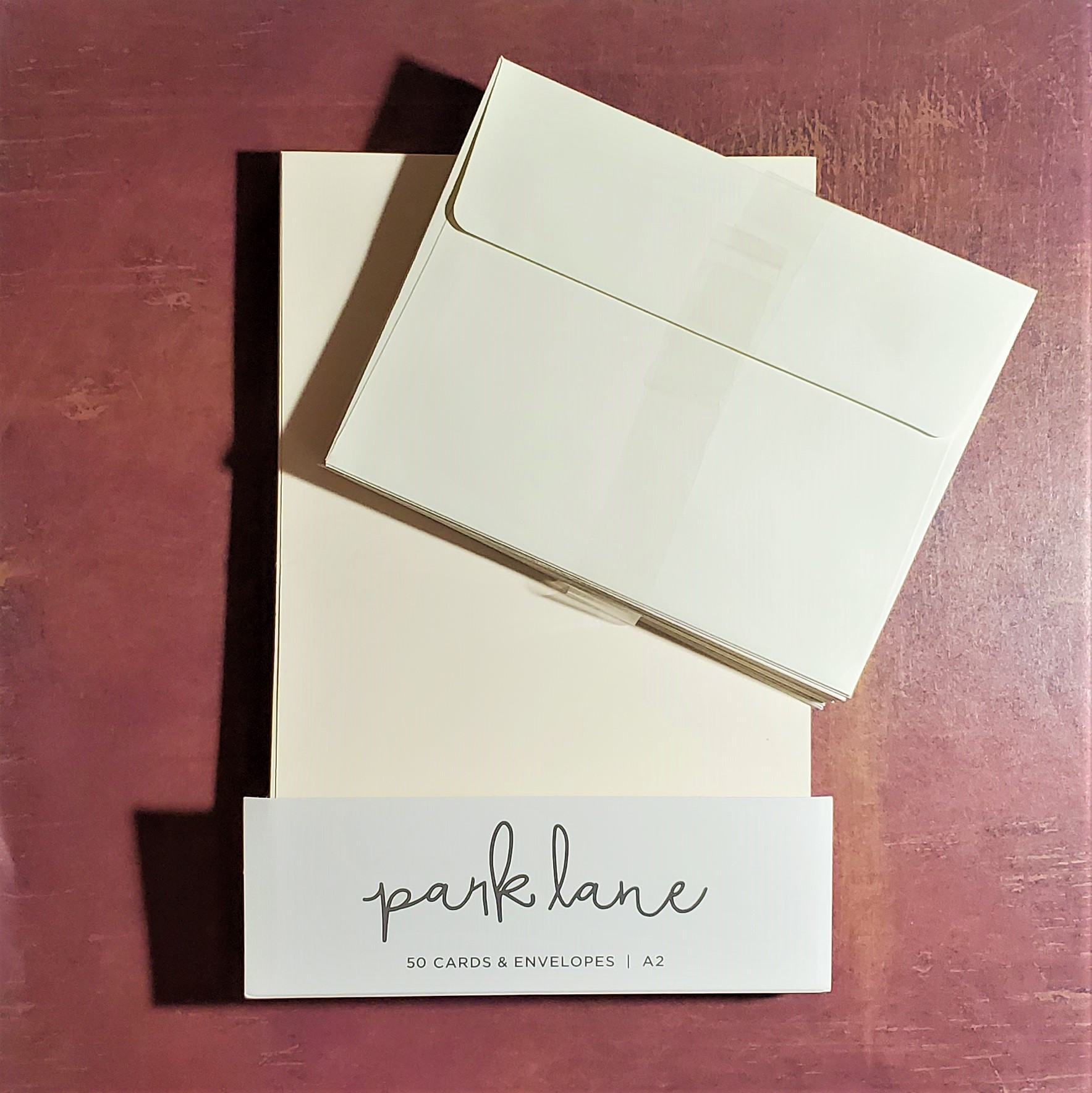Park Lane 50 A2 Cream Cards and Envelopes - Crackerbox Stamps