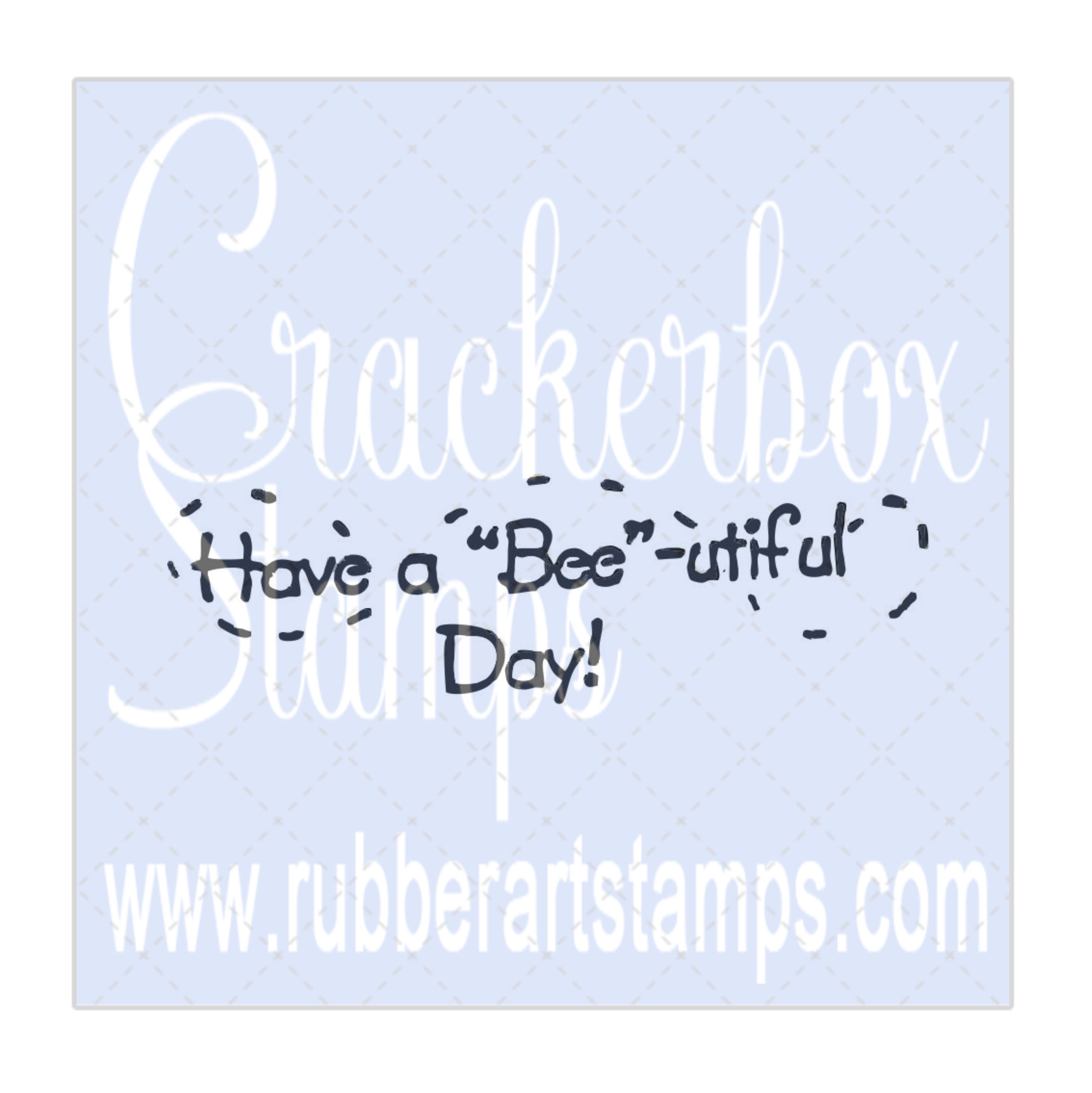 Bee-utiful - Crackerbox Stamps