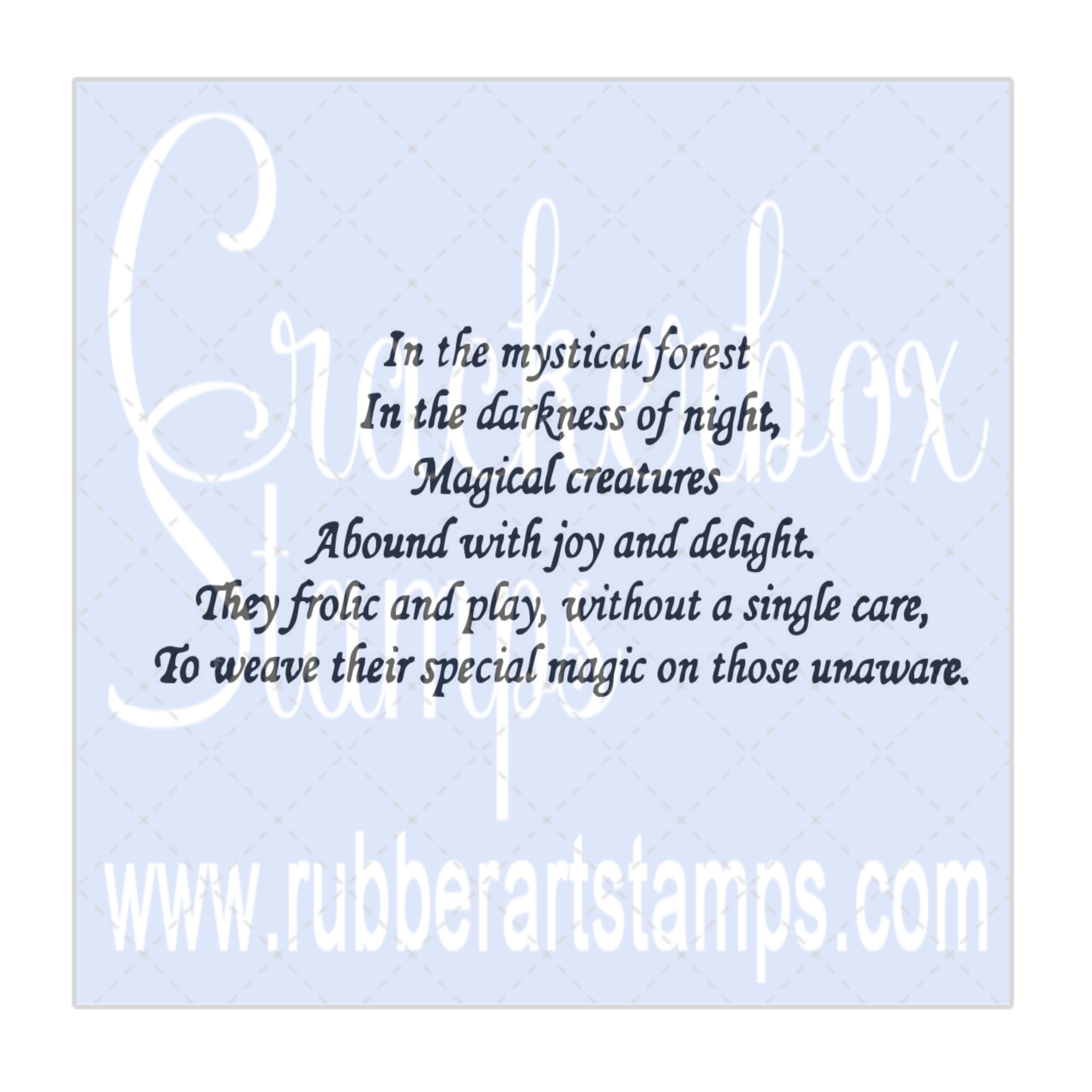 In Mystical Forest - Crackerbox Stamps