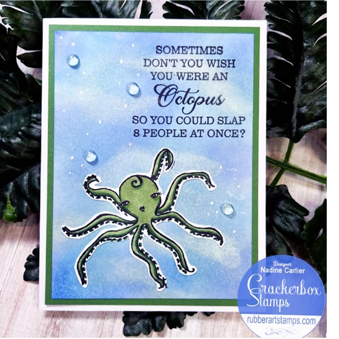 Wish You Were Octopus - Crackerbox Stamps