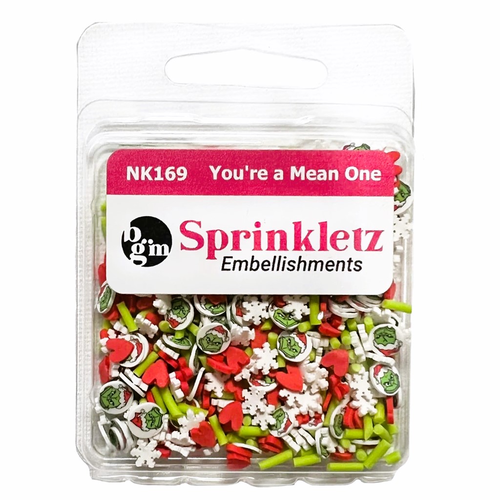 You're a Mean One - Buttons Galore - Crackerbox Stamps