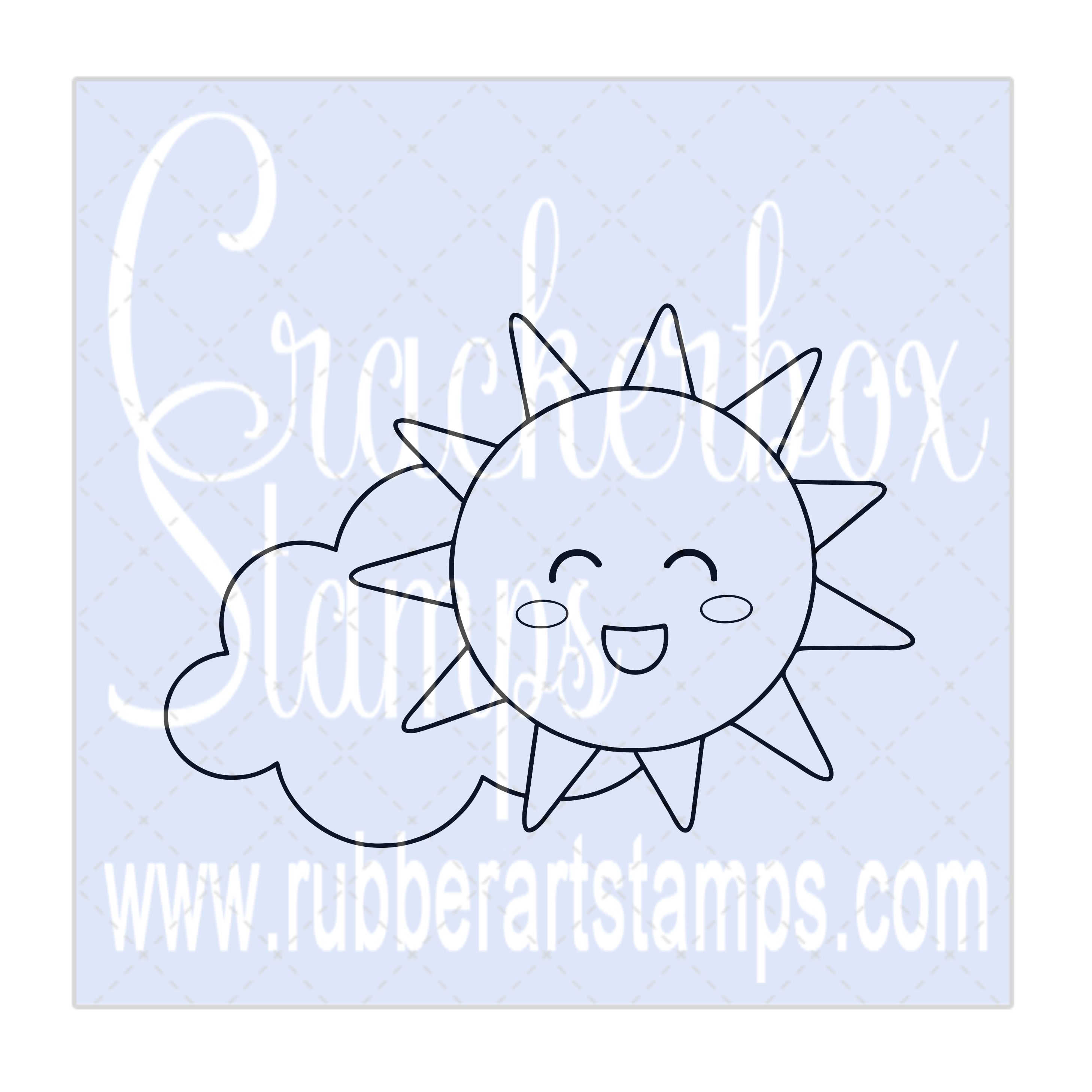 Happy Sunshine - Crackerbox Stamps