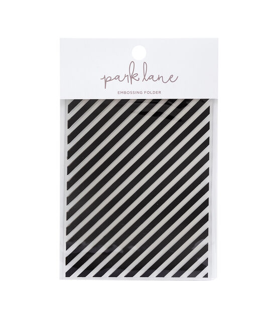 Park Lane Stripe Embossing Folder - Crackerbox Stamps
