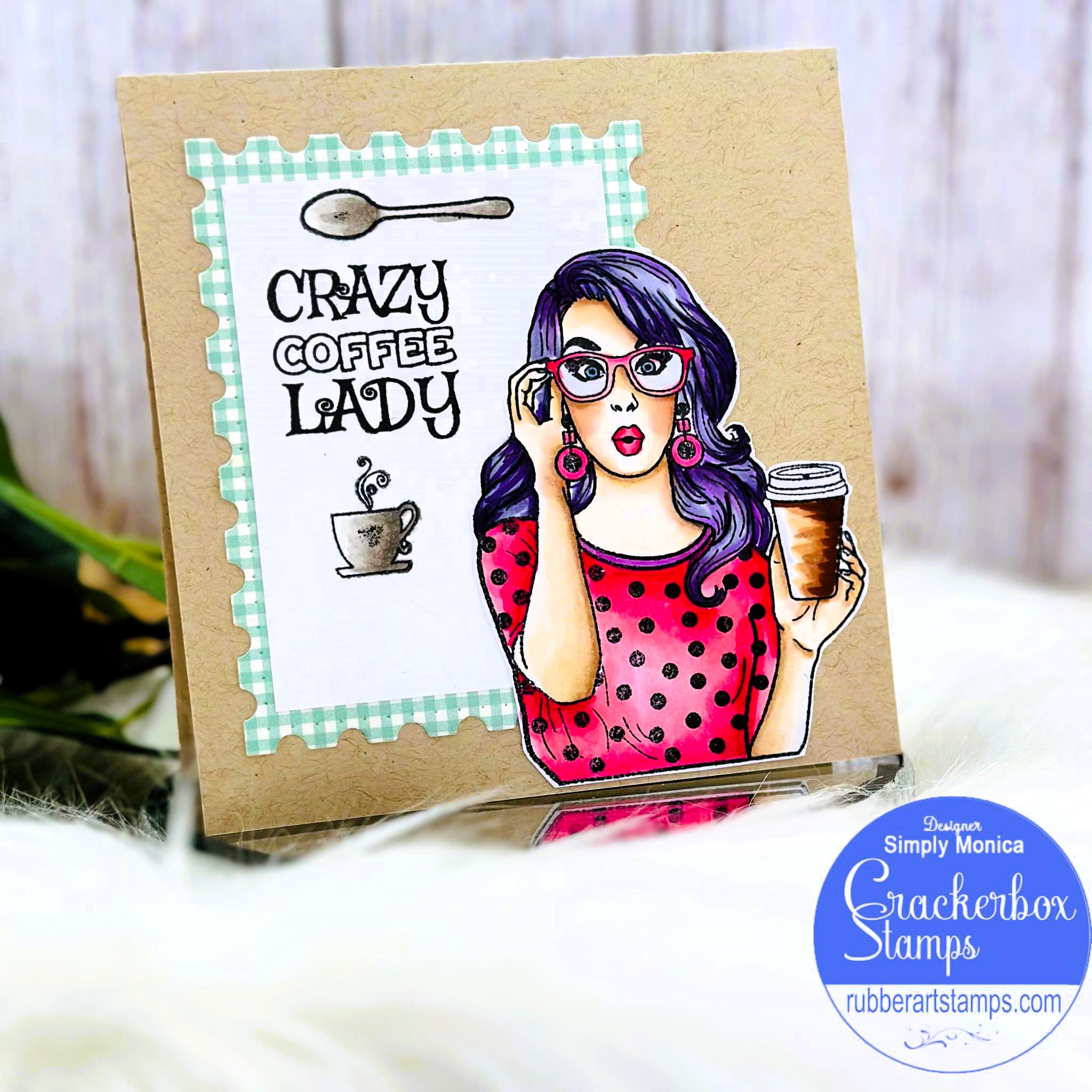Crazy Lady With Her Coffee