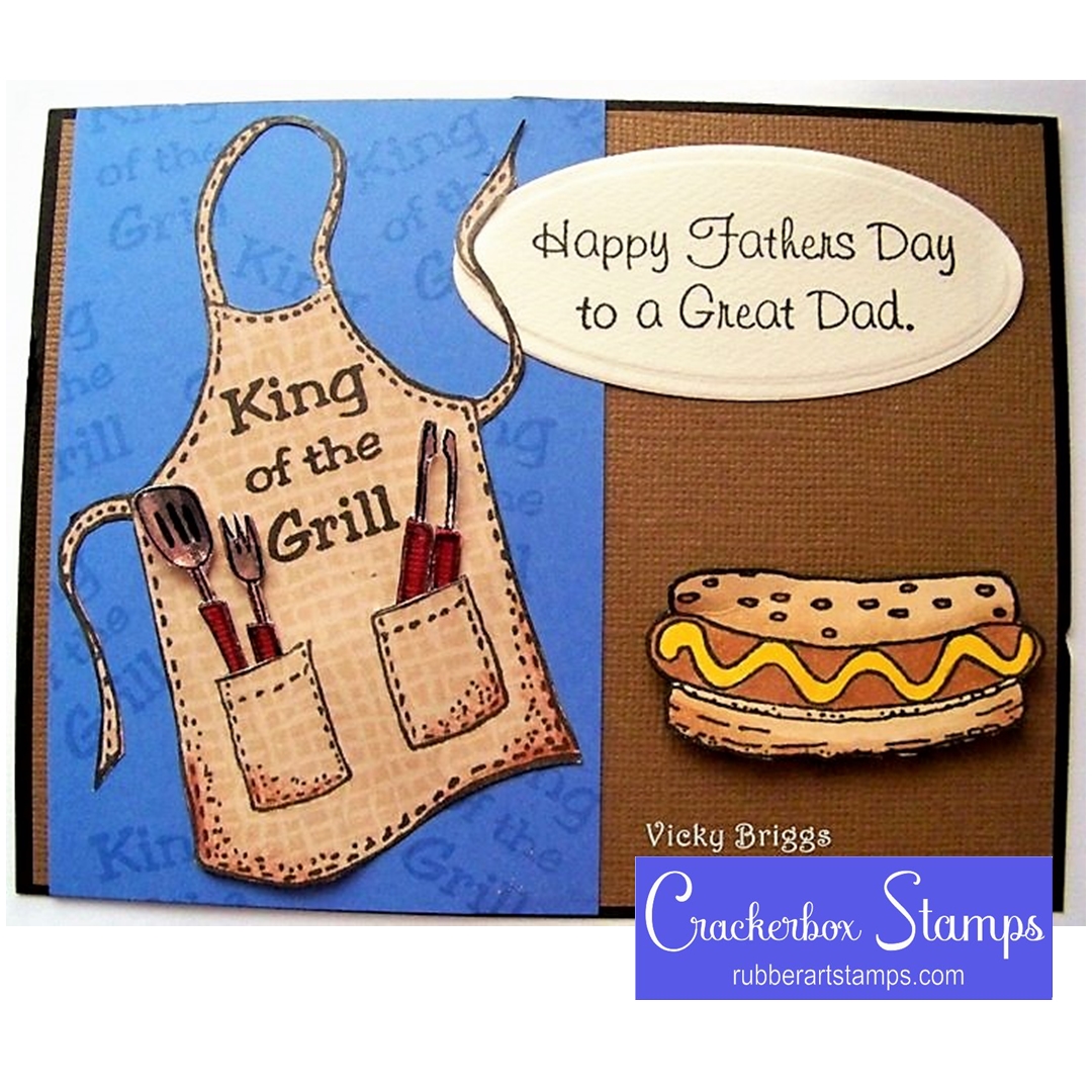 Grillin' Dad Card