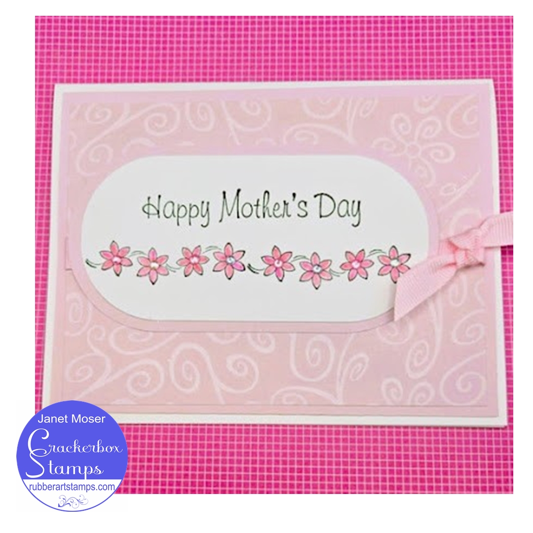 Pink Mother's Day Card