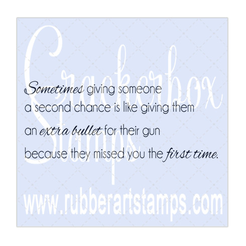 Second Chance - Crackerbox Stamps