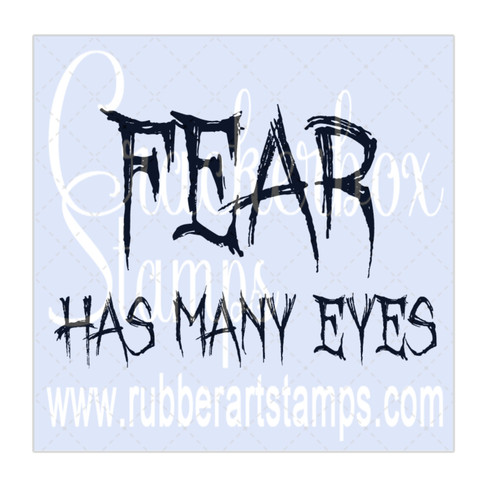 Fear - Crackerbox Stamps