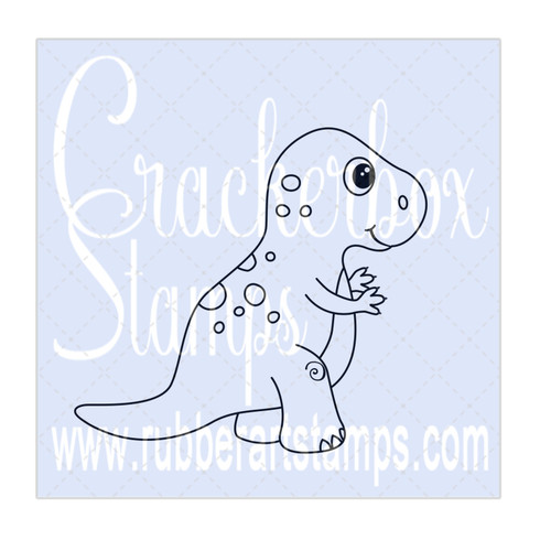 T-Rex Dinosaur - Crackerbox Stamps