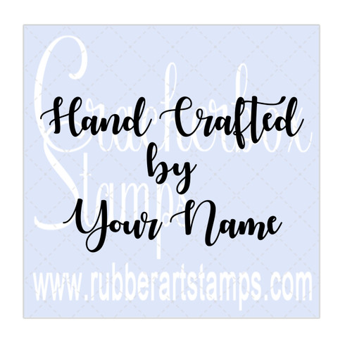 Hand Crafted Custom #3 - Crackerbox Stamps