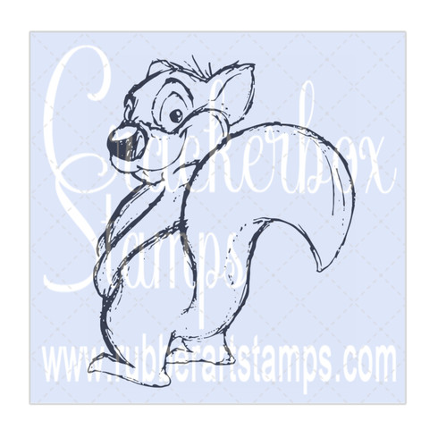 Chuck The Squirrel - Crackerbox Stamps