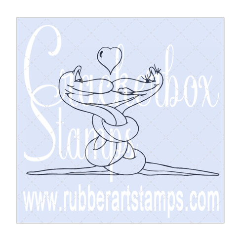Snake Hug - Crackerbox Stamps
