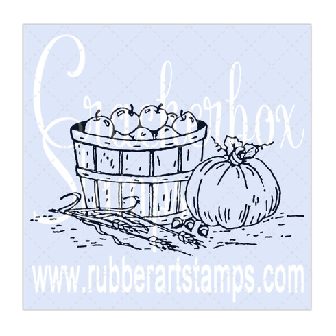 Pumpkin and Apples - Crackerbox Stamps