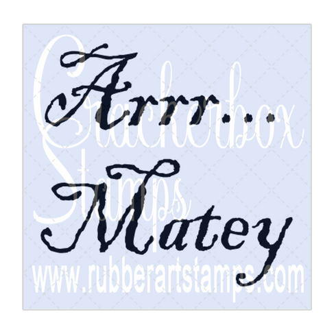 Arrr Matey - Crackerbox Stamps