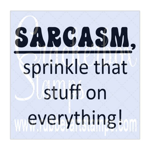 Sarcasm - Crackerbox Stamps