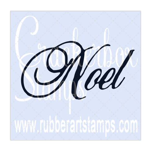 Noel Script - Crackerbox Stamps