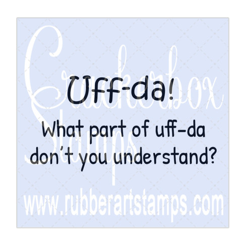 Uff-Da - Crackerbox Stamps