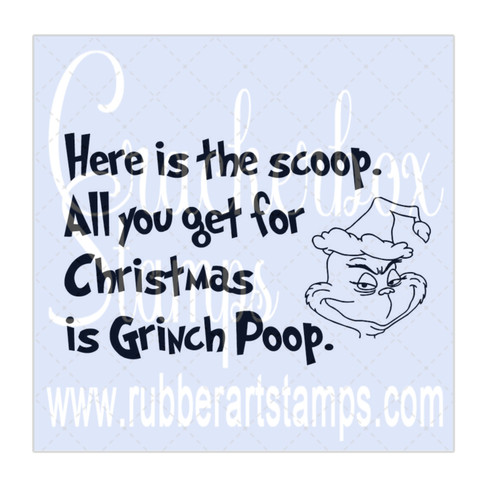 Grinch Poop - Crackerbox Stamps