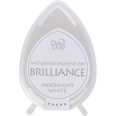 Brilliance Dew Moon White Ink - Crackerbox Stamps