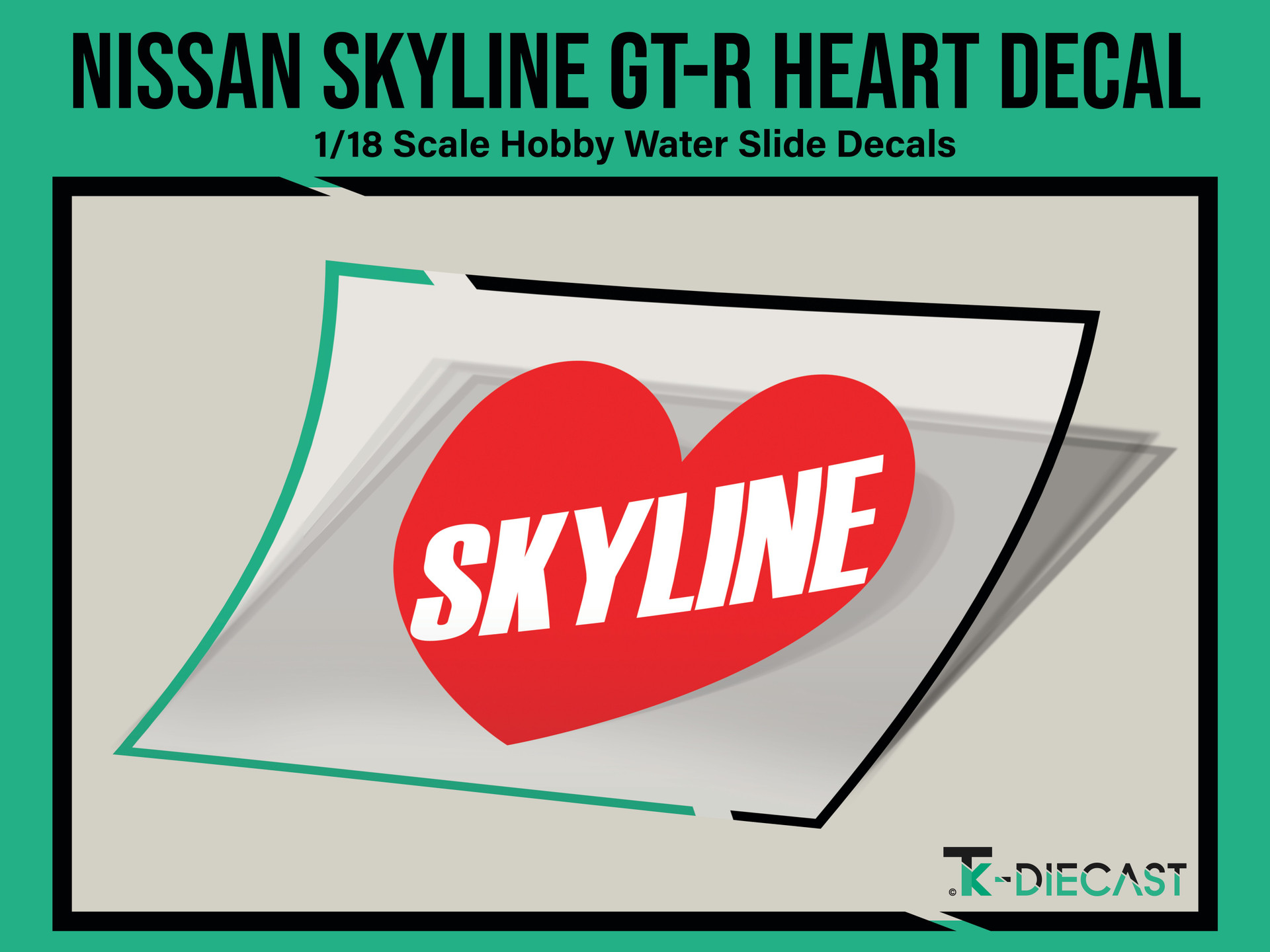 Nissan Skyline SRC Decal Set - Tk Diecast