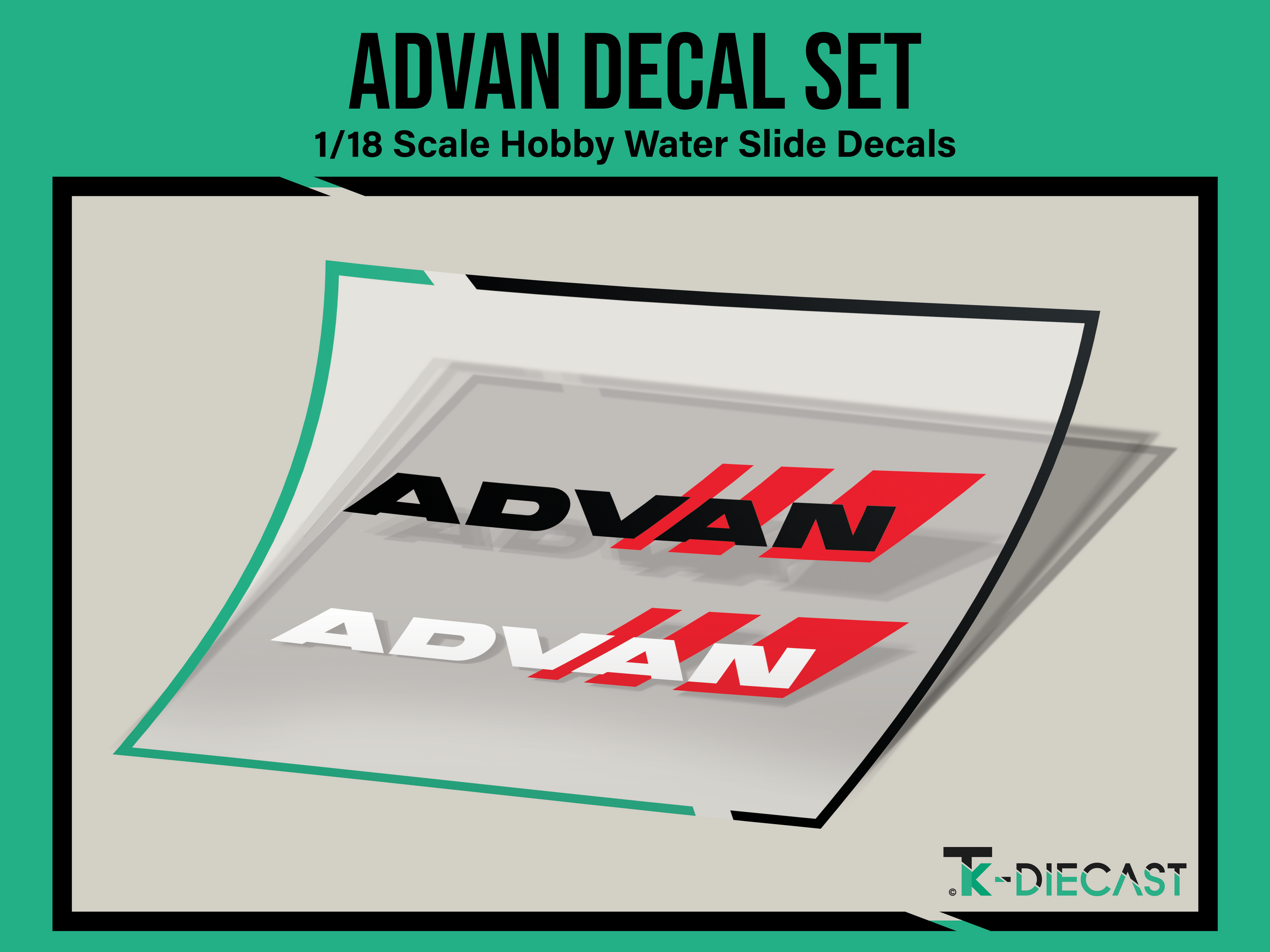 Advan GT Racing Decal Set - Tk Diecast