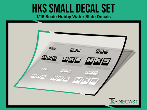 HKS Decal Small Set - Tk Diecast